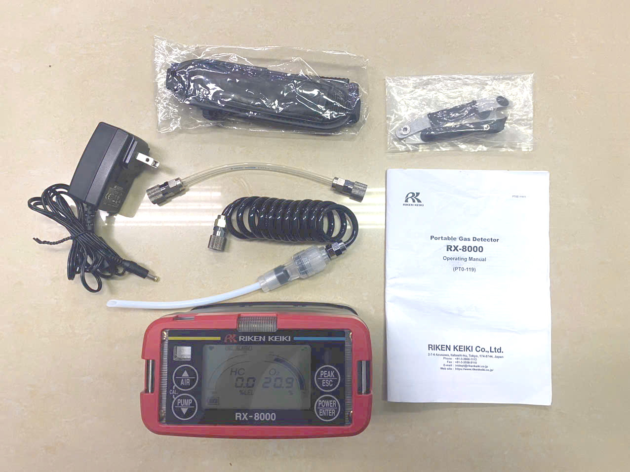 Máy đo khí Riken Keiki, RX-8000 đã qua sử dụng, bán hoặc cho thuê
