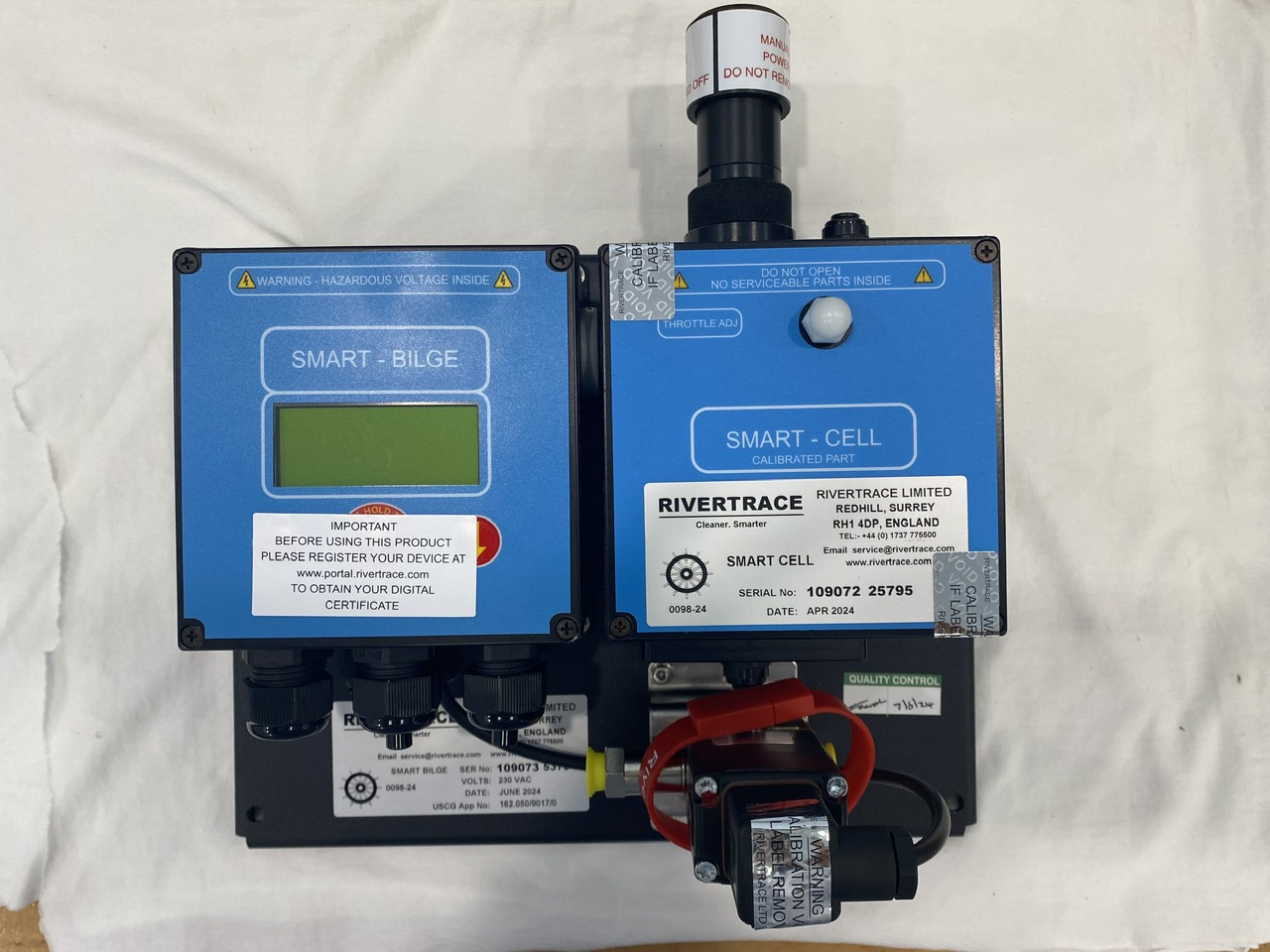 15PPM BILGE ALARM, RIVERTRACE-UK, SMART BILGE - CELL - NEW